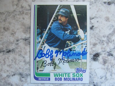 White Sox Bob Molinaro Signed Autographed 1982 Topps Mint | eBay