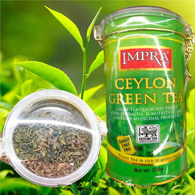 Impra Ceylon Green Tea | natural ceyln tea | small tea leaves | ceylon ...