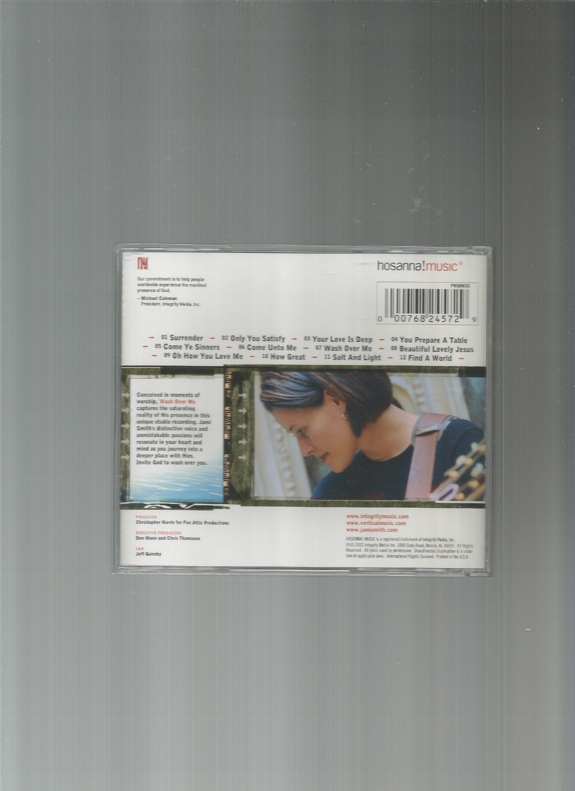 Wash Over Me by Jami Smith, CD | eBay