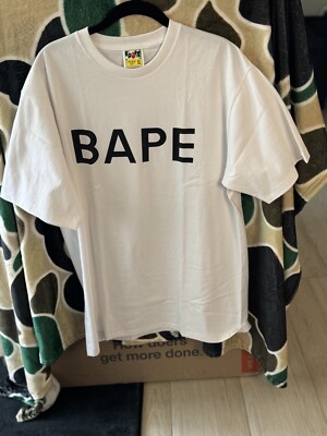 Authentic Brand New Bape Logo Tee White (SS23) With Original Receipt | eBay