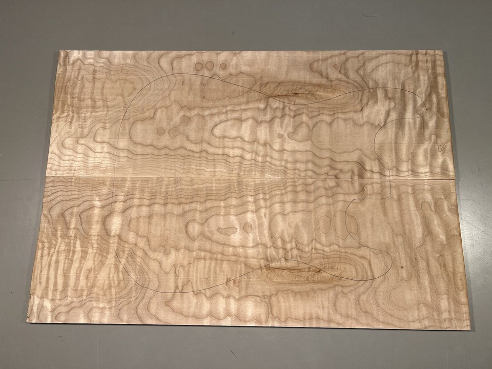 Drop Top - #7375 - 3A Grade Big Leaf Quilted Maple Value 23.37"x16.12"x ...