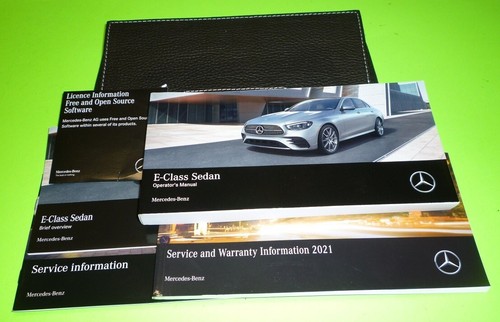 2021 MERCEDES E350 E450 SEDAN Owners Manual SET GUIDE 21 E-CLASS RWD ...