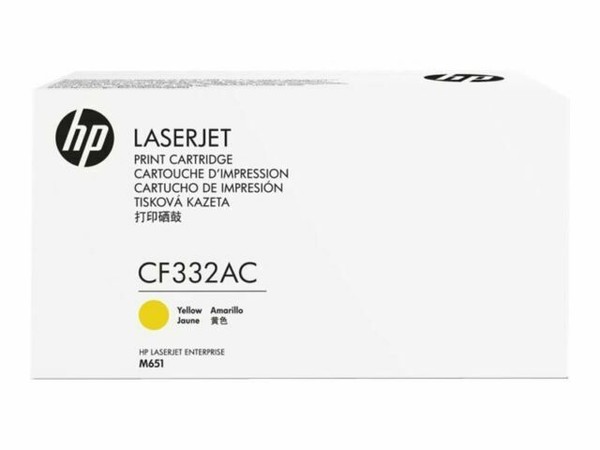 HP CF322AC Toner Cartridge for CLJ M680 - Yellow for sale online | eBay