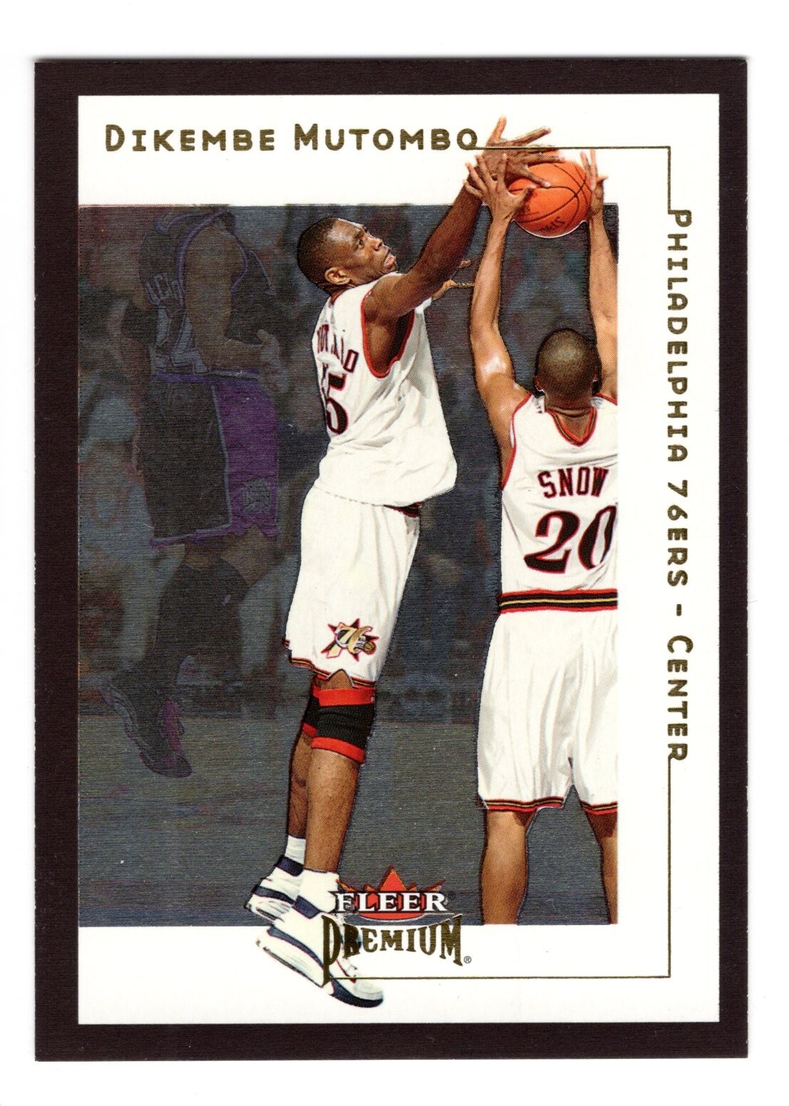 2001-02 FLEER PREMIUM DIKEMBE MUTOMBO CARD #36 **NM-MT** PHILADELPHIA ...
