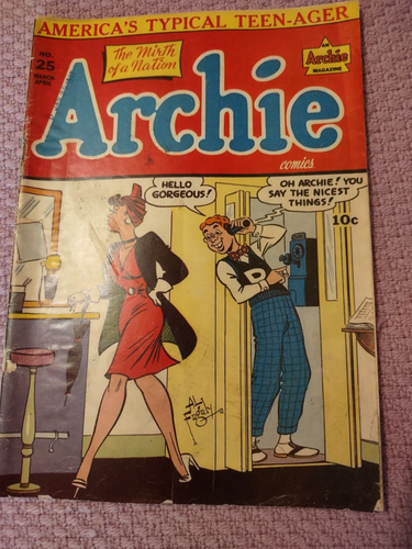 Archie Comics # 25, 1947, Golden Age Archie, Fagaly/Vigoda art ...
