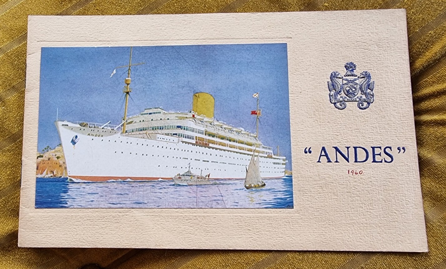 1960 RMS Andes Refit Into Cruise Liner | Grelly UK