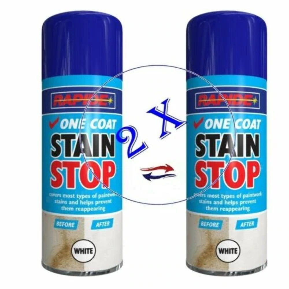 Stain Stop Spray Paint One Coat Blocker White Spray Paint Damp Mould ...