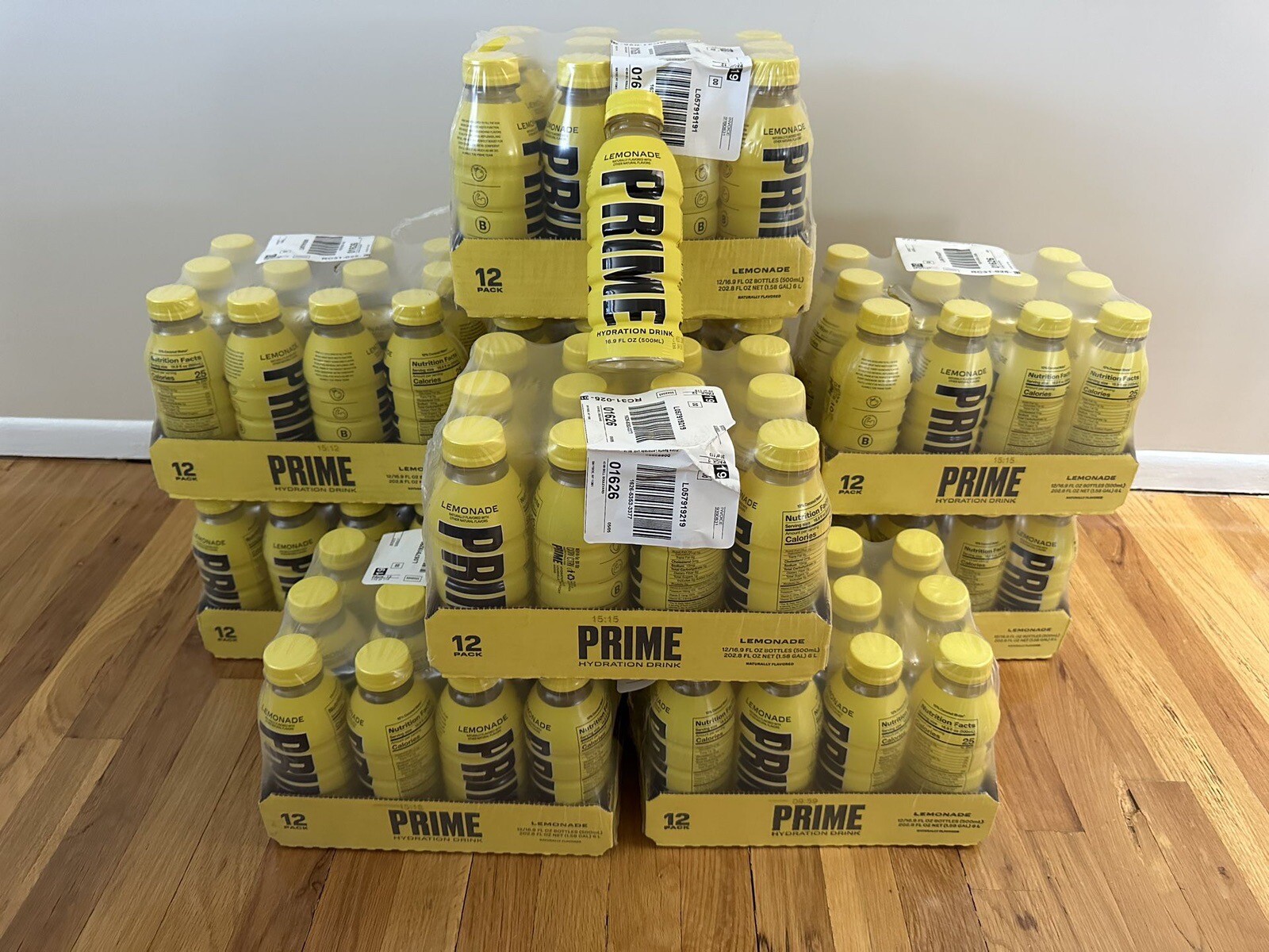 Prime Hydration Drink Lemonade 16.9 FL OZ (Limited Edition) NEW FLAVOR ...