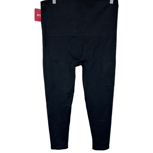 Anti x Proof Women's Pull-on Seamless Compression Leggings Pant Black ...