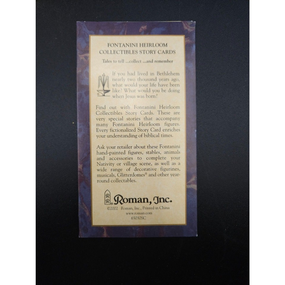 Vtg Fontanini Heirloom Nativity Estella With Cathedral Arch Angel ...