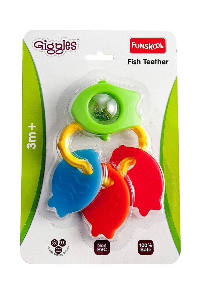 Fish teether, For Baby From Funskool -(Multicolor) Free Shipping | eBay