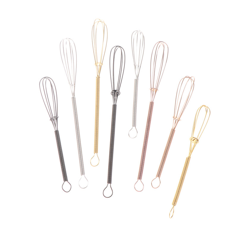 MINI Stainless steel Whisk Egg Beater Wisk Manual Balloon Wire Whisk ...