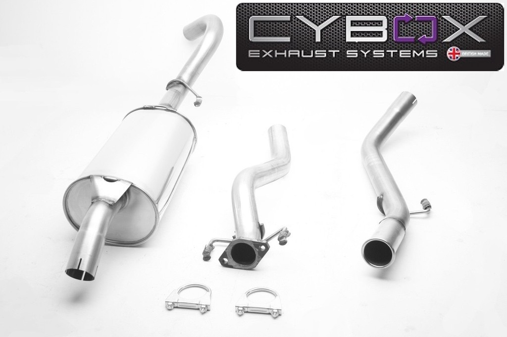 MITSUBISHI L200 K74 (02 > 06) CYBOX STAINLESS EXHAUST SYSTEM, CAT BACK ...