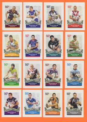 2008 Centenary of Rugby League in Australia Complete Set of 16 Booklet ...