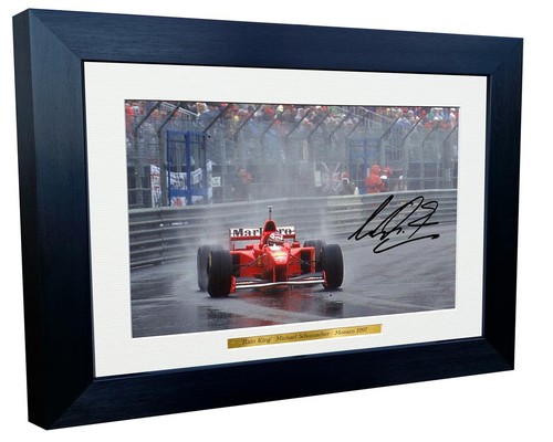 Signed Michael Schumacher Monaco 1997 F1 Ferrari Autograph Photo ...