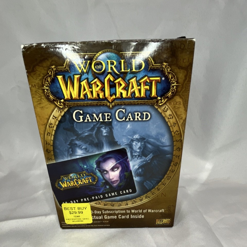 Blizzard Entertainment World of Warcraft 60-Day Prepaid Game Card for ...