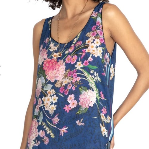 Johnny Was Floral Top Size XL Reversible Tank | eBay