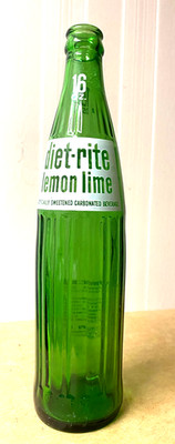 Vintage Soda Pop Bottle -ACL -Diet-Rite Lemon Lime 16 oz | eBay