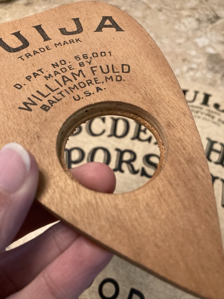 Antique William Fuld Ouija Board Mystifying Oracle and Wooden ...