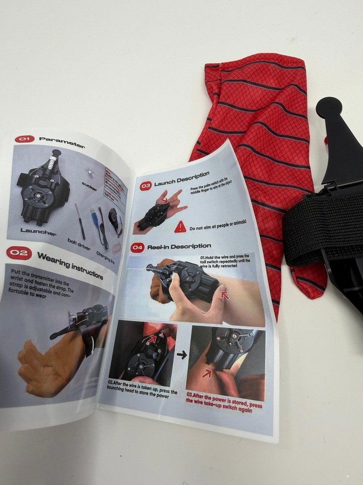 Spider Man Glove Cosplay Launcher Spider String Web Shooter Toys For ...