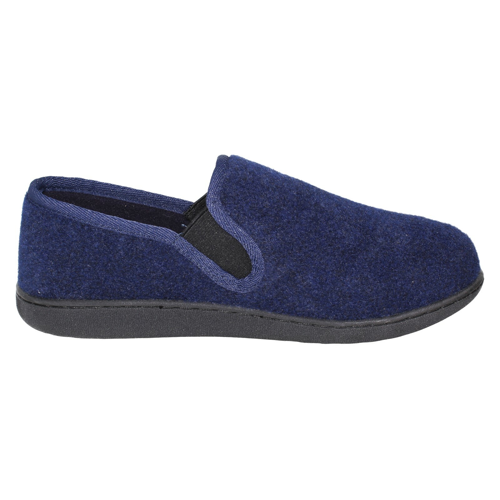 MENS CLARKS KING EASE SLIP ON WARM INDOOR TEXTILE HOUSE SLIPPERS SHOES ...