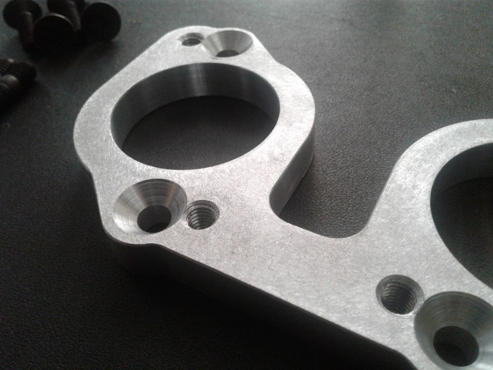 48mm Weber IDF to DCOE adapter flange - 1/2" aluminum | eBay