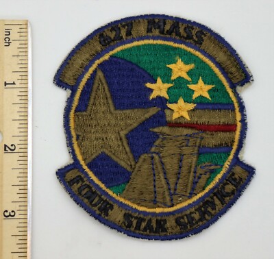 US AIR FORCE 627th MASS MILITARY AIRLIFT SUPPORT SQUADRON PATCH Vintage ...