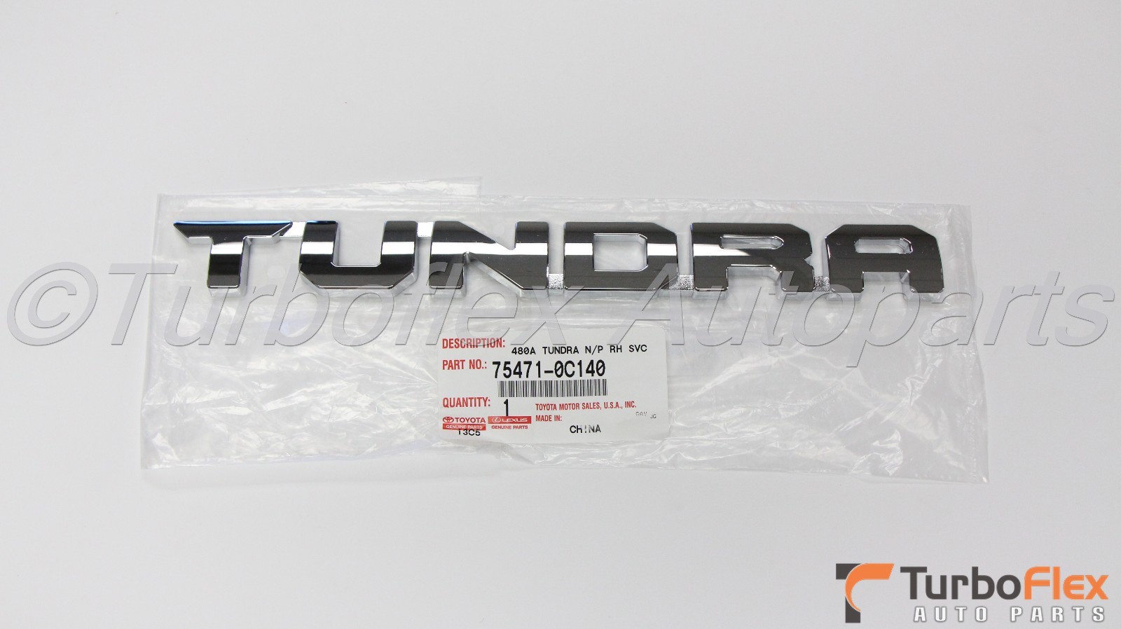 Toyota Tundra 2014-2018 Tundra Right Door Emblem 75471-0C140 Genuine ...
