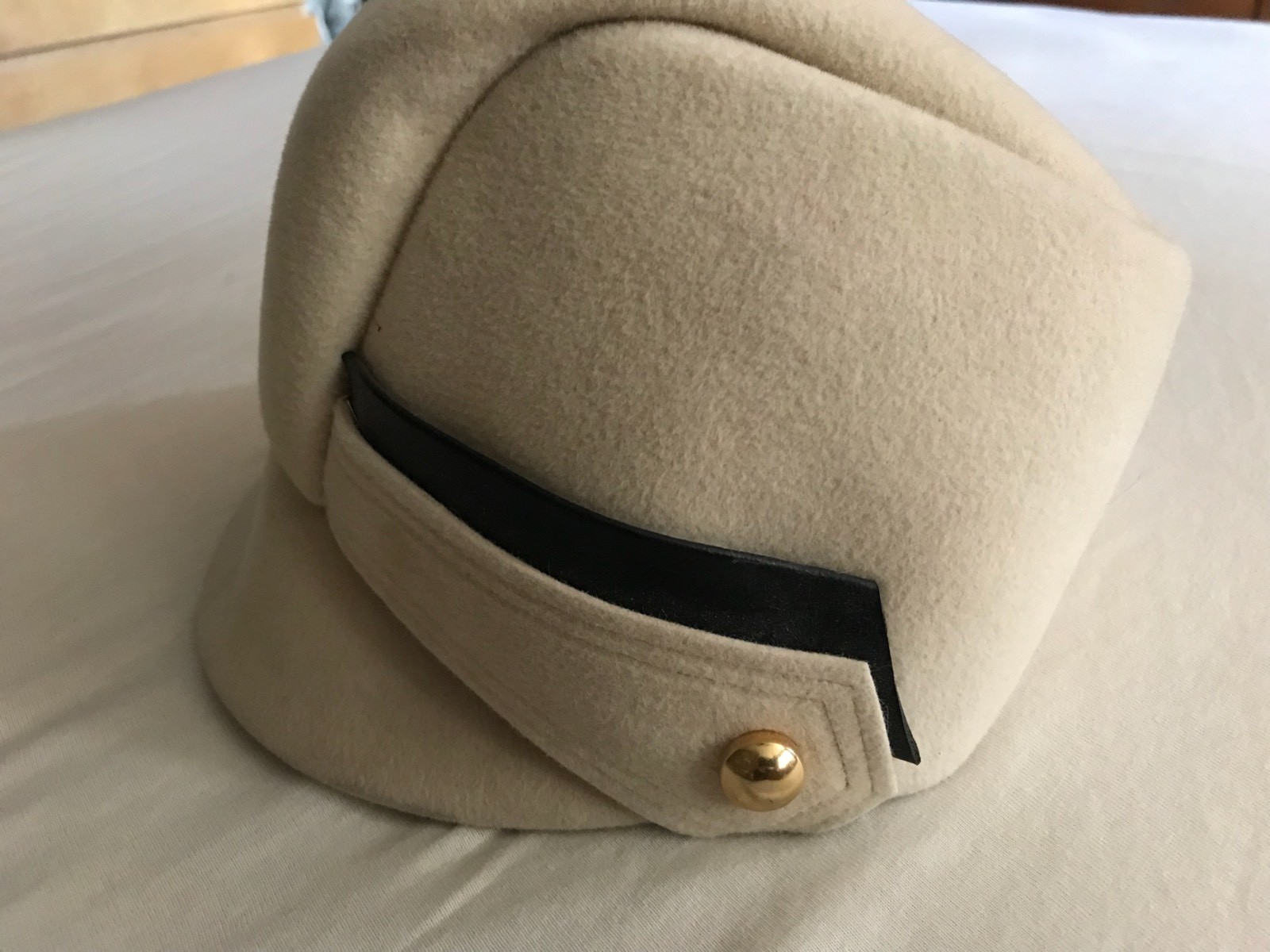 Vintage Corona Italy Wool Equestrian Style Cream Hat Styled By Coralie ...