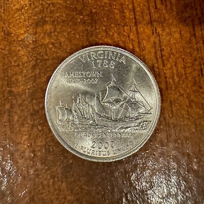 2000 D-State Virginia Quarter- Circulated Great Condition | eBay