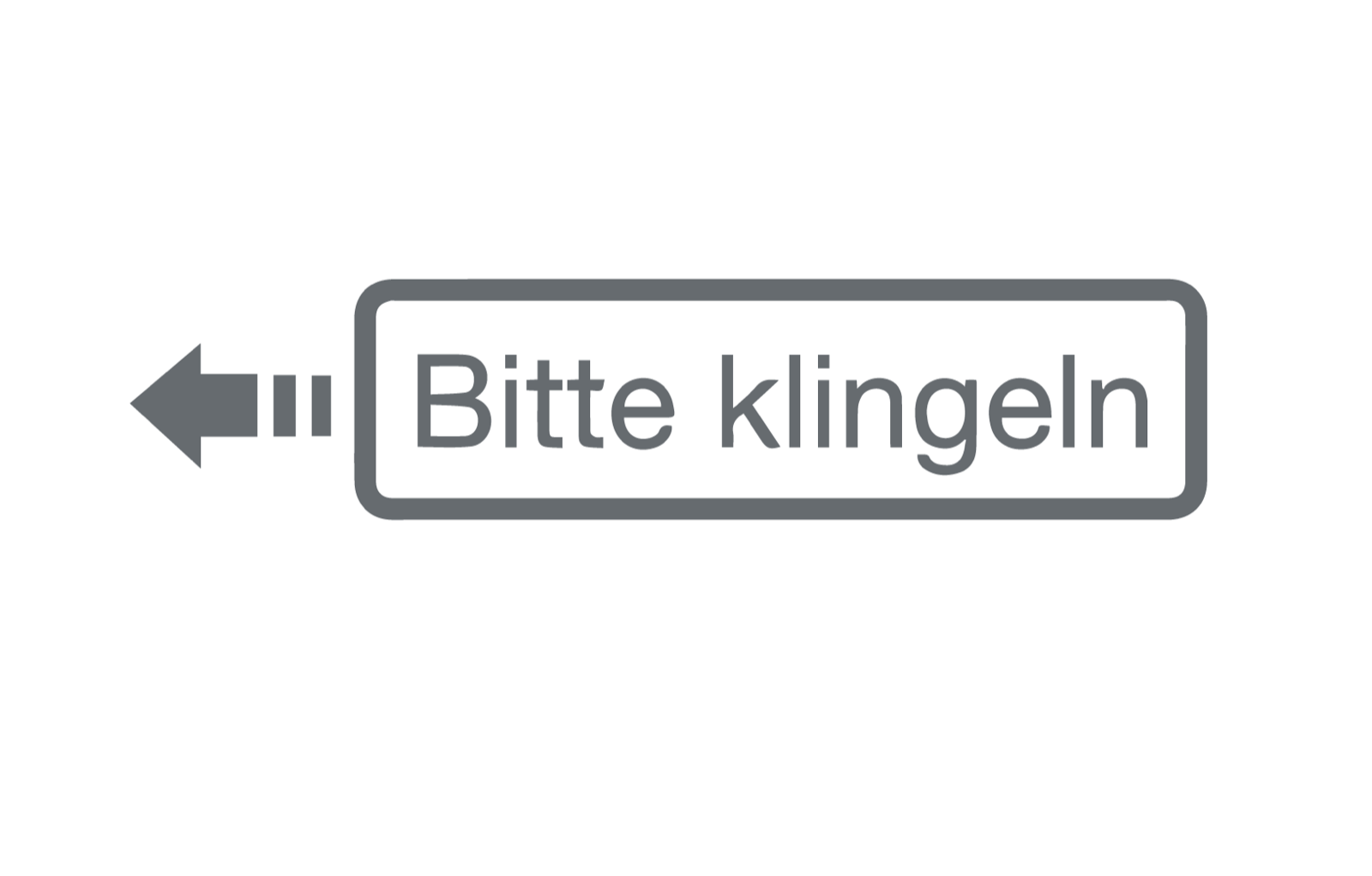 Aufkleber "Bitte klingeln" aus hochwertiger Oracal Folie | eBay.de