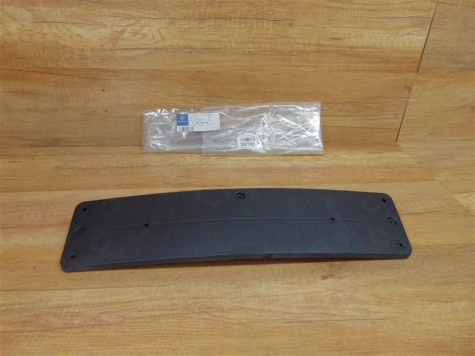 Front Bumper License Plate Holder Genuine Mercedes W212 - A2128170078 ...