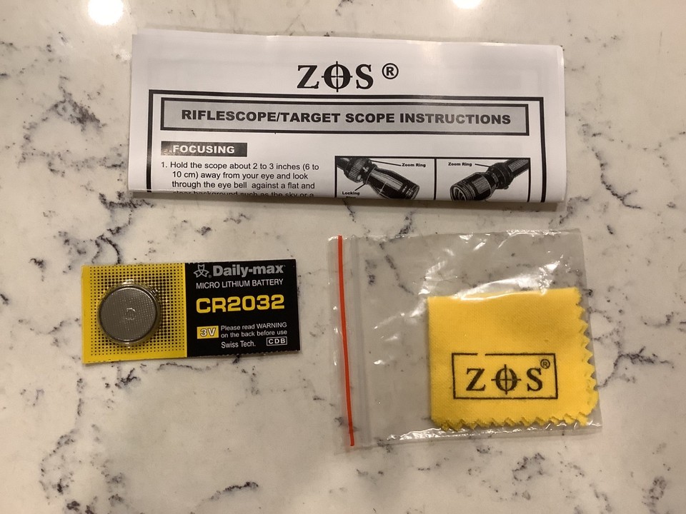 ZOS 1.5-6x42E Universal Rifle Scope Waterproof and Fogproof NOS | eBay