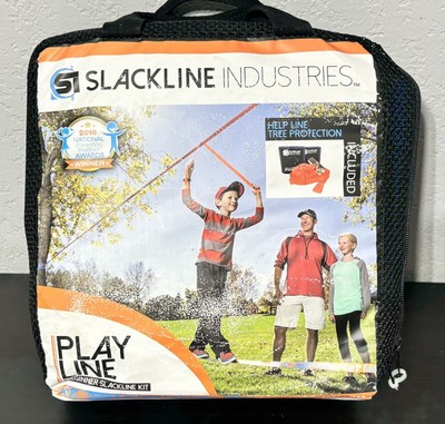 Slackline Industries 50 Foot Teaching Play Line with Help Line for ...