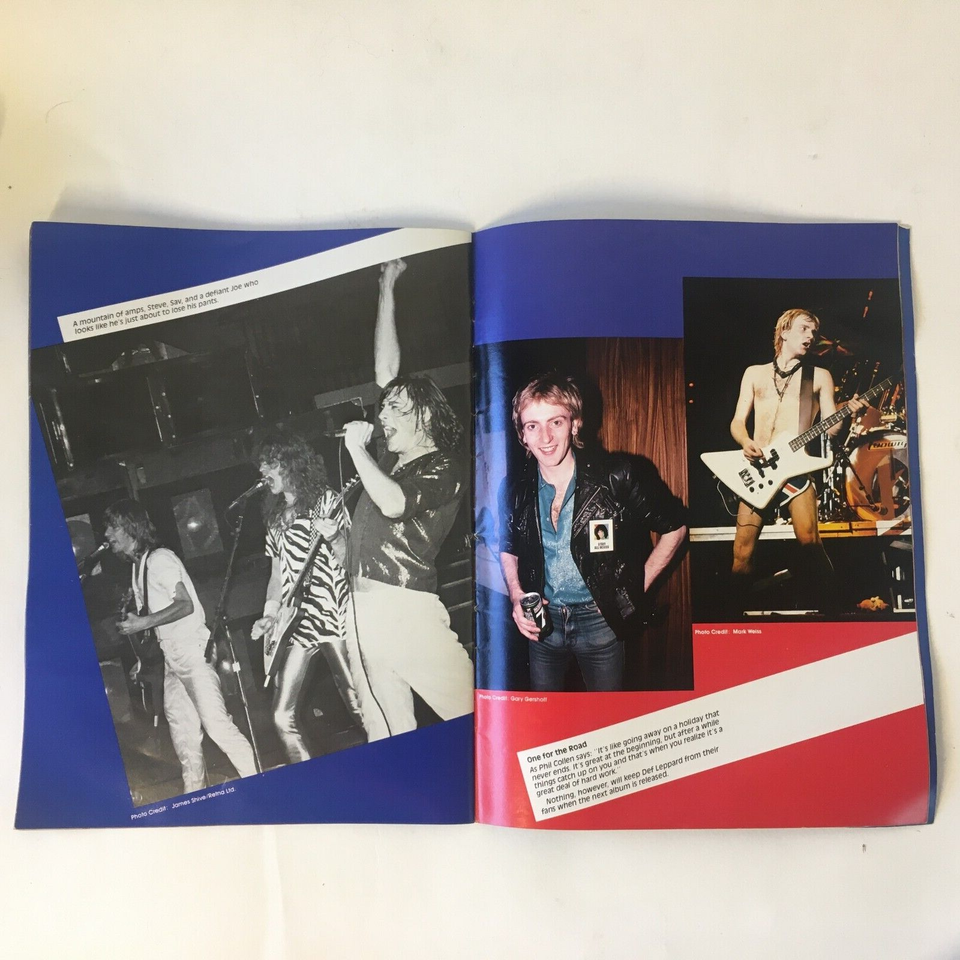 Def Leppard 1984 Metal Mania Book By Robus Books Original Preowned | eBay