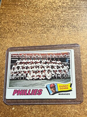 1977 Topps Baseball # 467 Phil Phillies Checklist Danny Ozark Manager ...