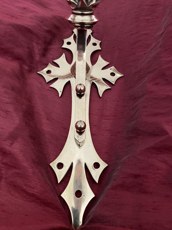 Antique Vintage Church Brass/Bronze Candle Sconce Architectural ...