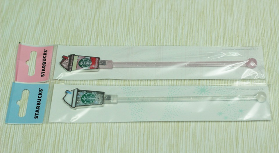 Only Korea Starbucks 2015 Summer Coastar 2ea and Muddler 2ea 1set Logo Ice&Pink | eBay
