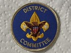 BOY SCOUTS OF AMERICA BSA "DISTRICT COMMITTEE" PATCH 3" - L@@K | eBay