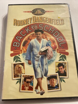 Back to School (DVD, 200 MGM) NEW SEALED Rodney Dangerfield Sam Kinison ...