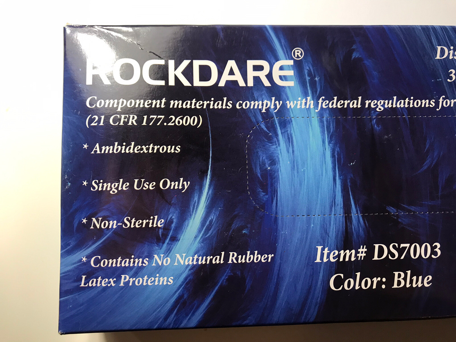 Rockdare Blue Disposable Vinyl Glove, 100 Pcs | eBay