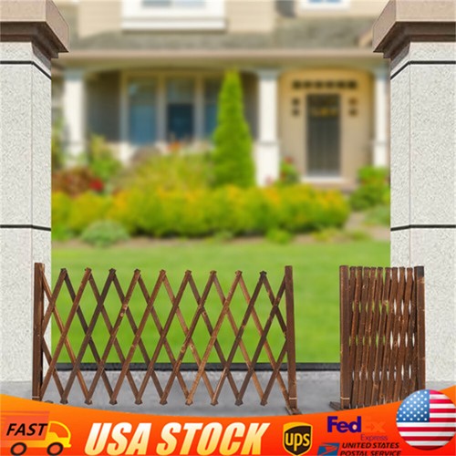 2 Pack Expandable Freestanding Wood Garden Trellis Fence Retractable Fence Gate | eBay