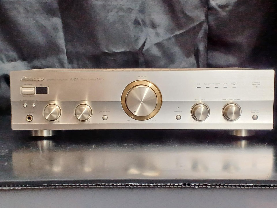 PIONEER Model A-D3 Integrated Amplifier Silver Top-notch Condition From ...
