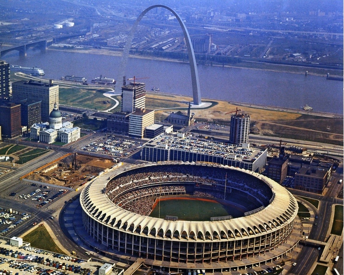 St Louis Cardinals Stadium Background Fans Are Back At Busch Stadium.