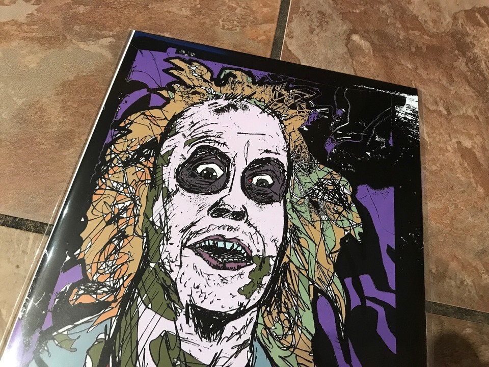 Beetlejuice Michael Keaton 8x10 Pop Art Print Tim Burton Ghost Film ...