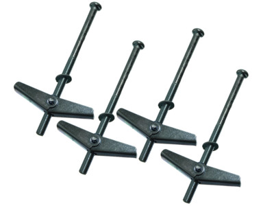 Spring Toggle Hollow Cavity Gravity Wall Fixing 50mm 5mm 90mm Pack Of ...