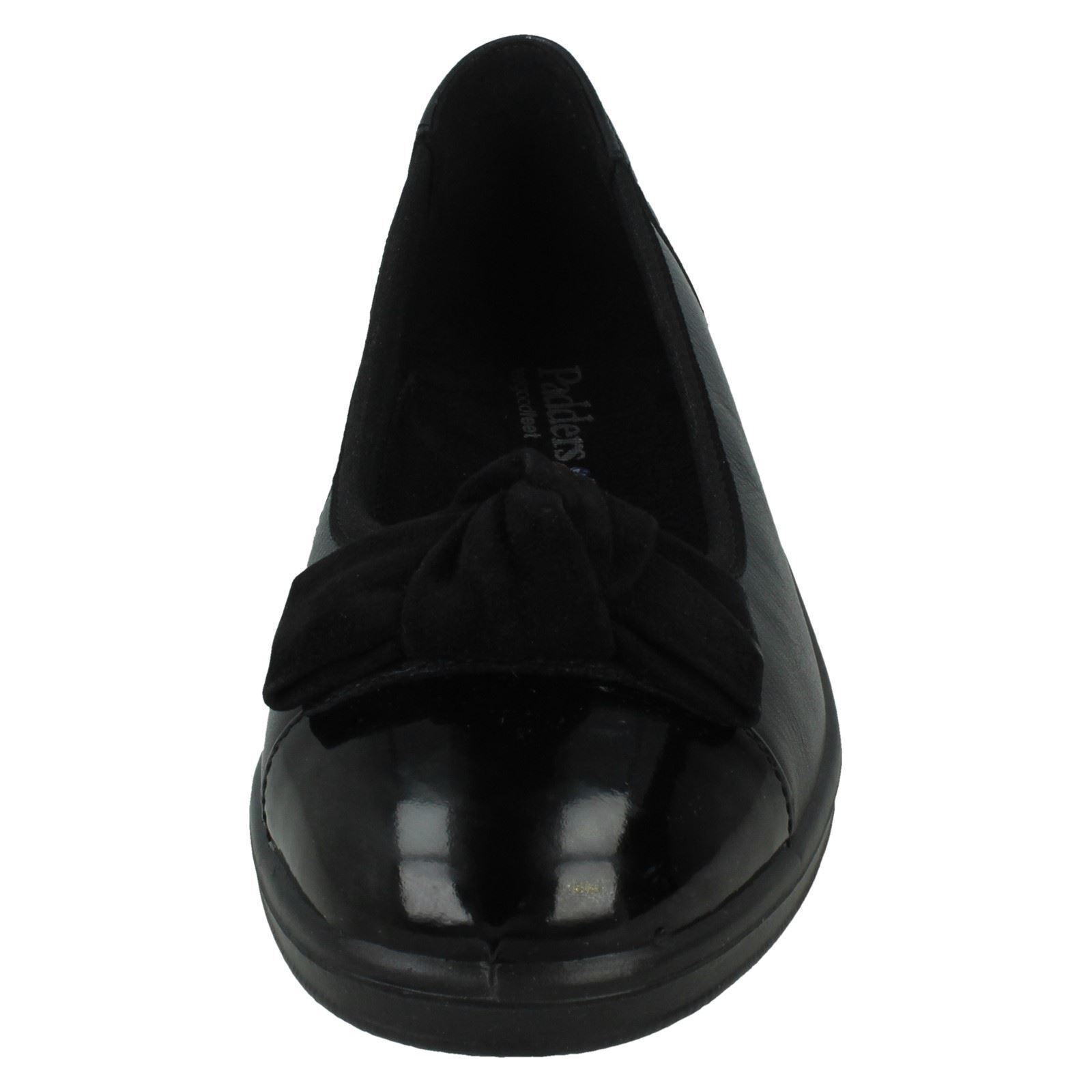 LADIES PADDERS ORIENT BLACK WIDE FITTING CASUAL SHOES | eBay