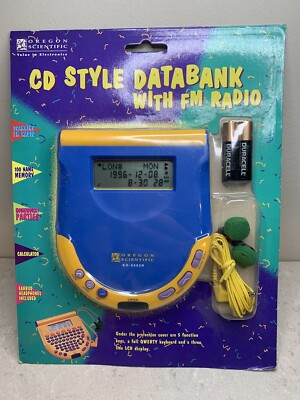 Oregon Scientific Keyboard NEW CD Style Databank FM Radio KO-6003R Blue ...
