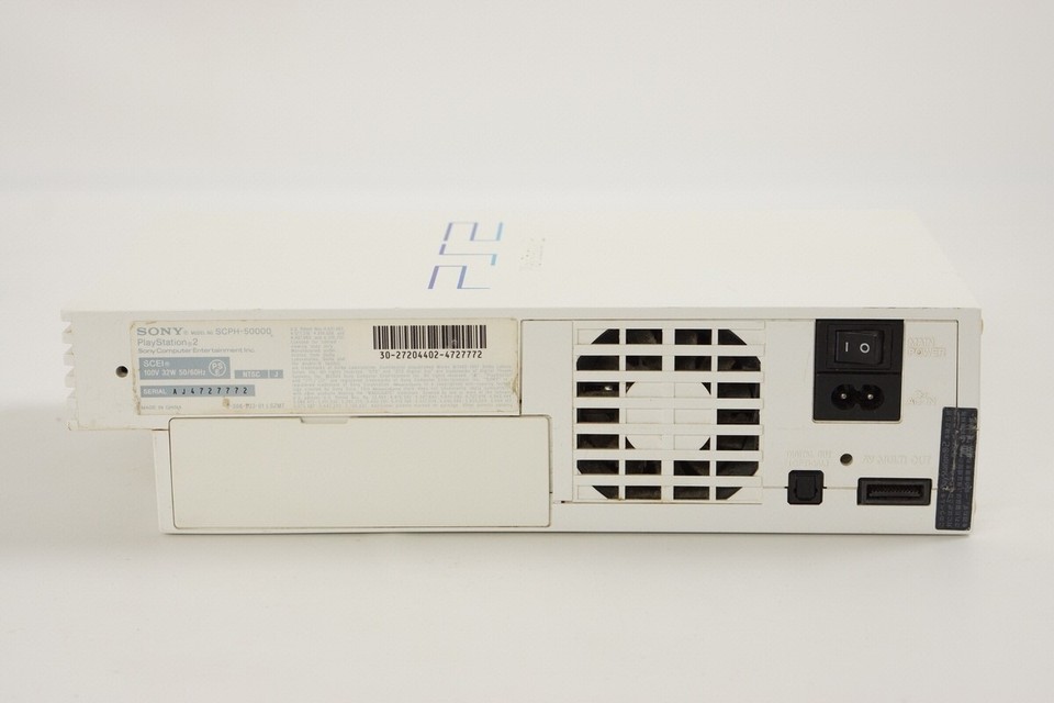 PS2 CERAMIC WHITE Console SCPH-50000 CW Tested System Playstation2 NTSC ...