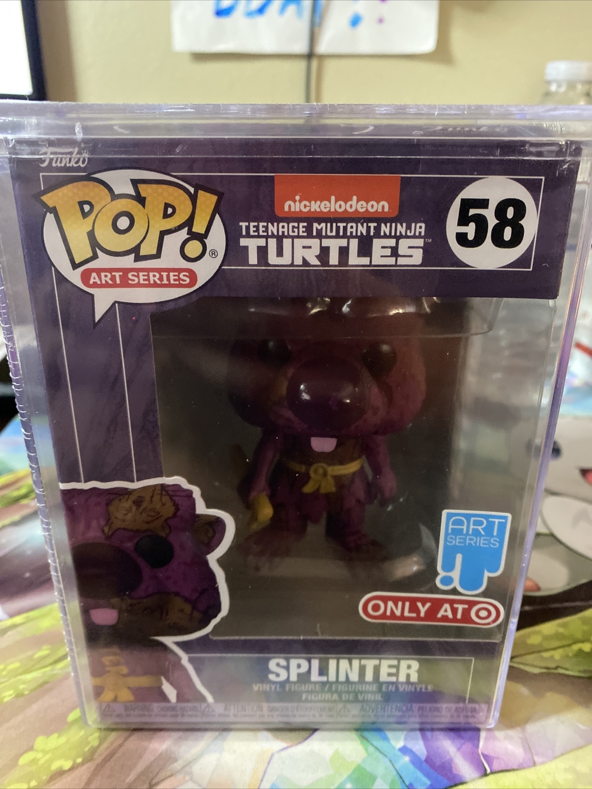 Funko Pop! Art Series Teenage Mutant Ninja Turtles Splinter #58 Target ...